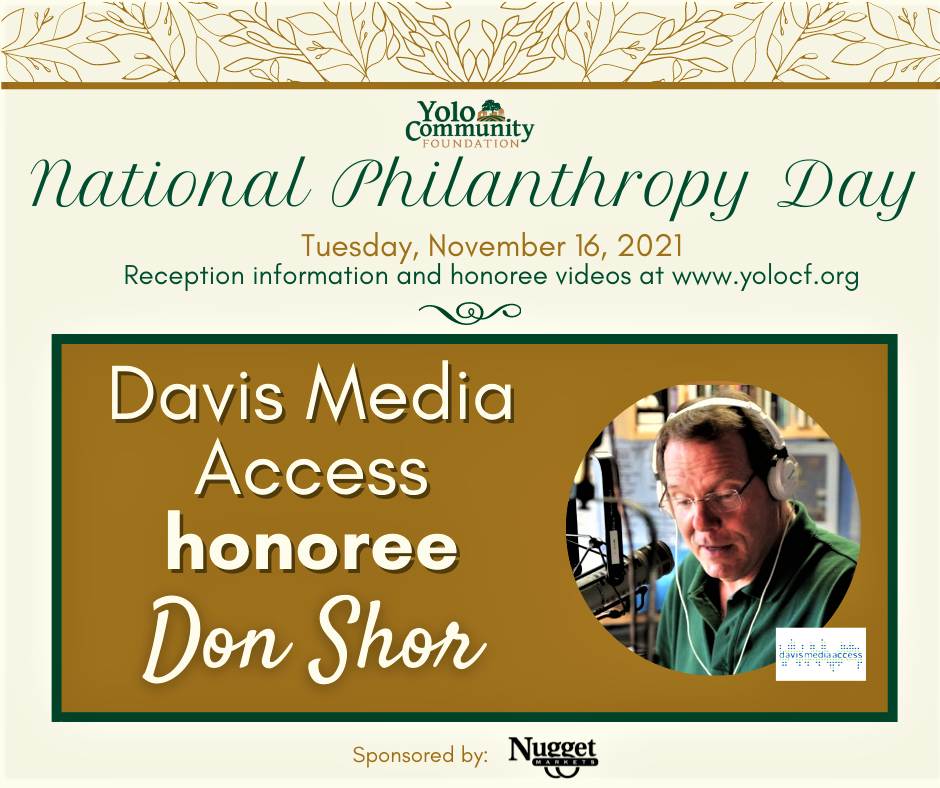 KDRT's Don Shor to be honored at Yolo Community Fund's 2021 National ...