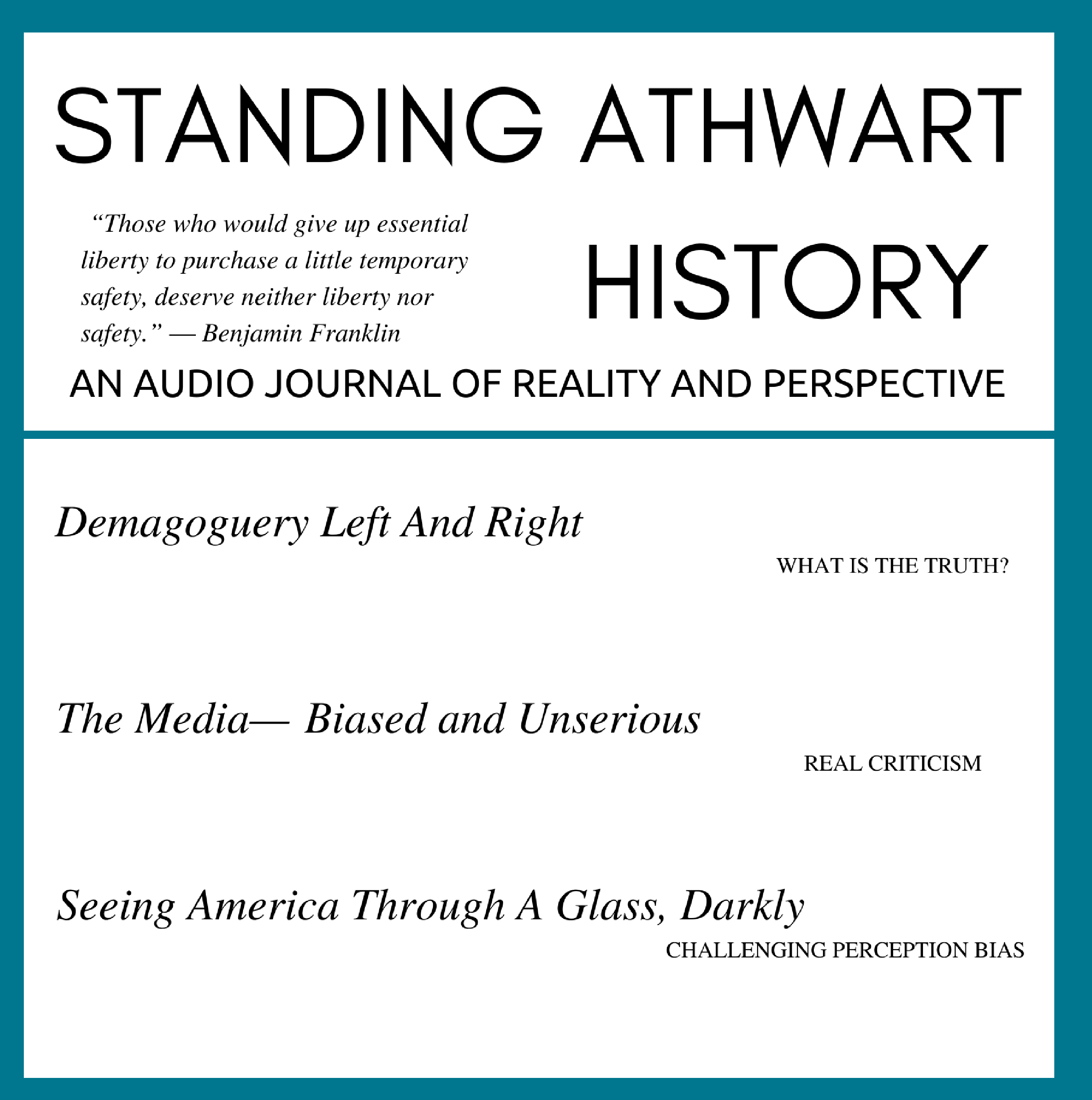 Standing Athwart History | KDRT 95.7FM Davis